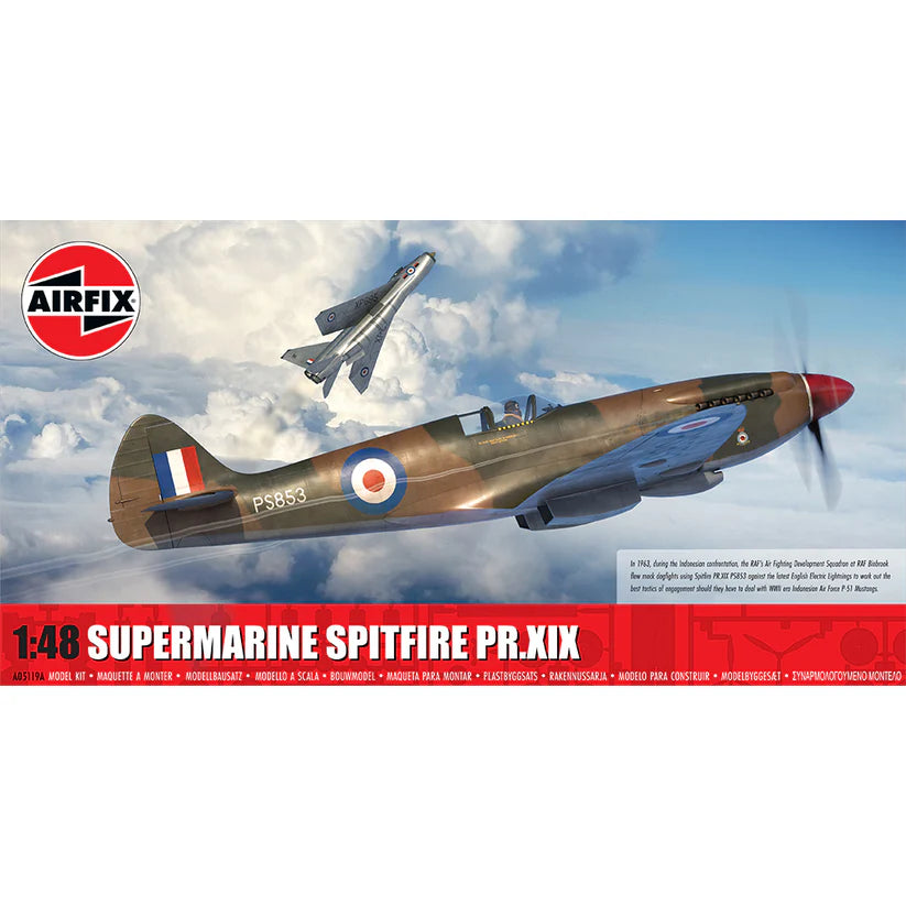 Airfix 1:48 Supermarine Spitfire PR.XlX A05119A Plastic Model Kit