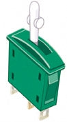 Peco PL-23 Lever Operated Single Pole Changeover Switch